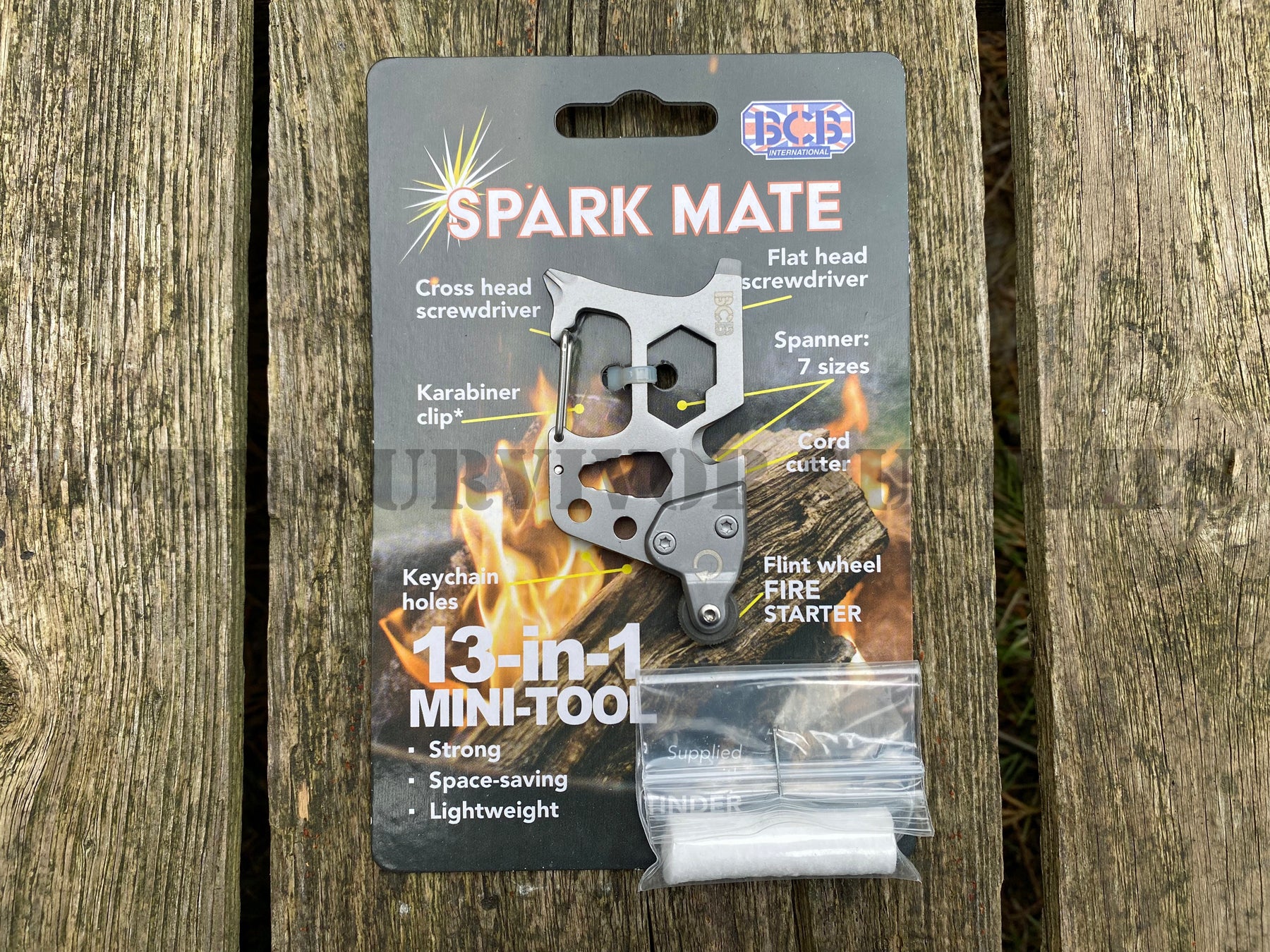 BCB Spark Mate Multi-Tool - Sparker Wheel Fire Starter Pocket Tool ...