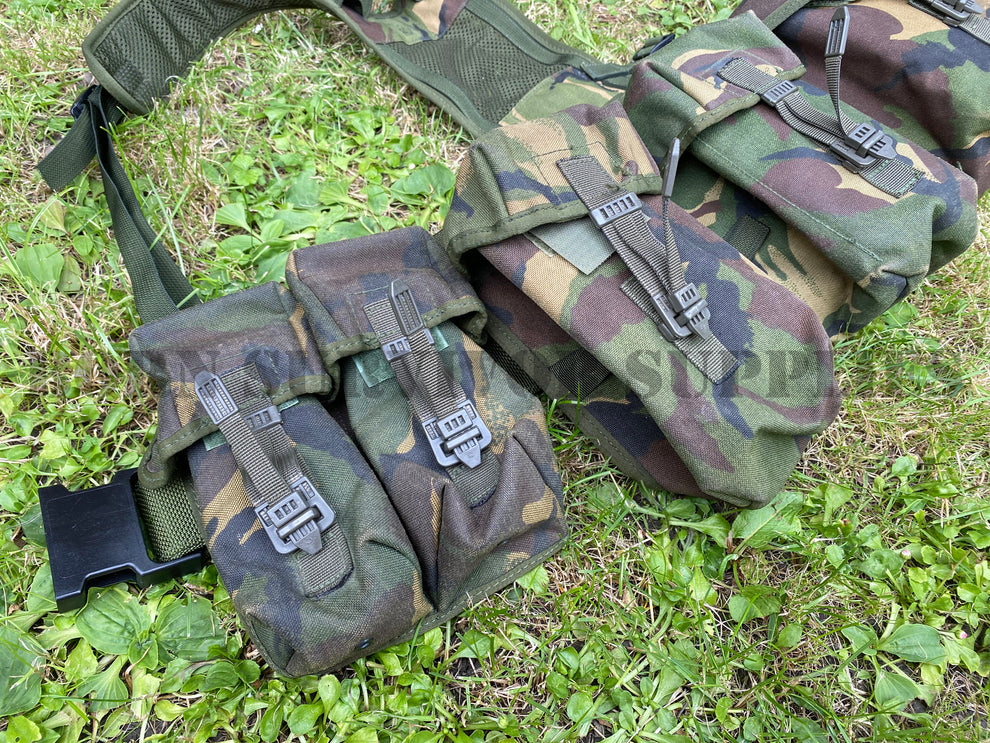 British Army PLCE Webbing Set - DPM Camo Belt Kit Rig Cadets ACF – Born ...