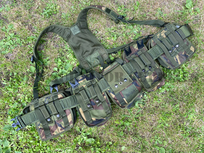 British Army PLCE Webbing Set - DPM Camo Belt Kit Rig Cadets ACF – Born ...